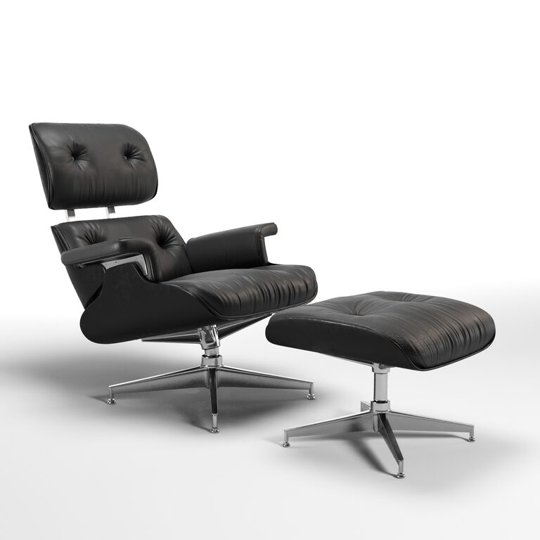 Eames Lounge Chair (35394) 3D model - Download 3D model Eames Lounge ...