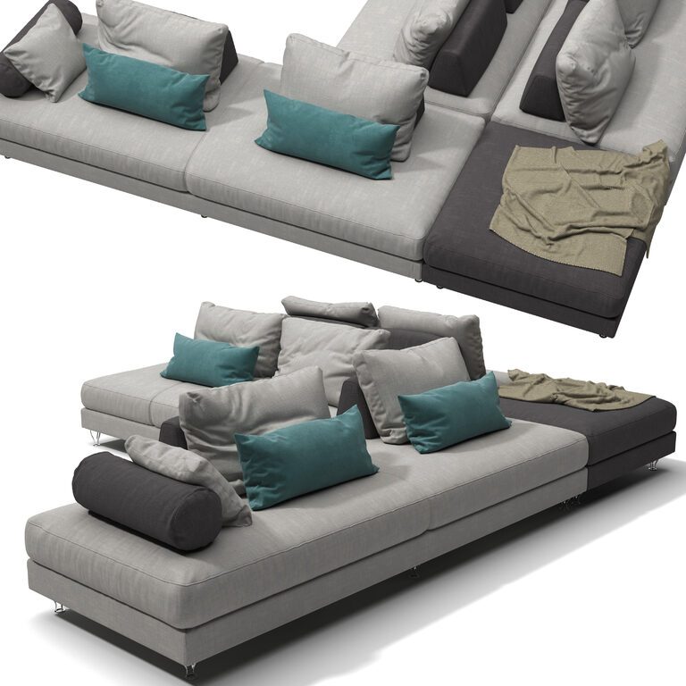 Dema Fly Light Sofa (35403) 3D model - Download 3D model Dema Fly Light ...