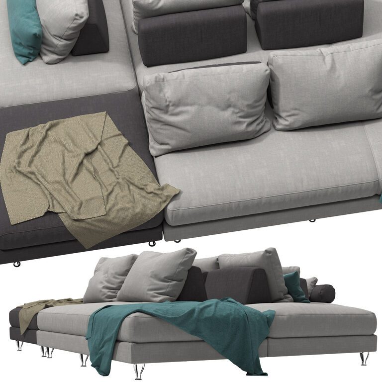 Dema Fly Light Sofa (35403) 3D model - Download 3D model Dema Fly Light ...