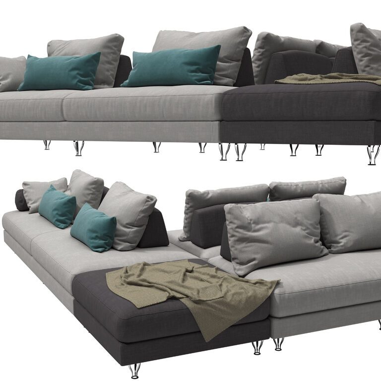Dema Fly Light Sofa (35403) 3D model - Download 3D model Dema Fly Light ...