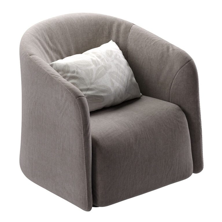 Logos Armchair By Natuzzi (354631) 3D model - Download 3D model Logos ...