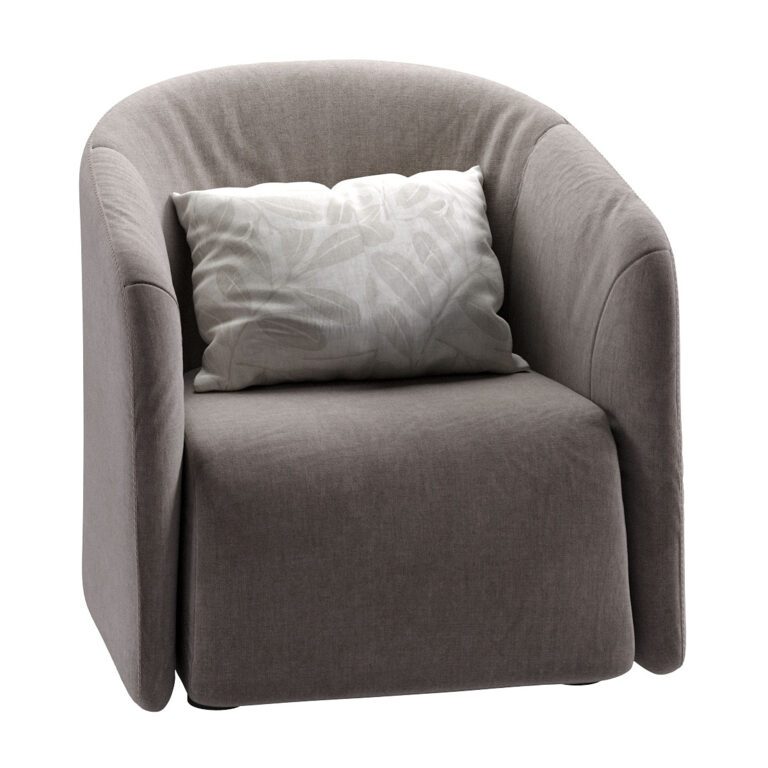 Logos Armchair By Natuzzi (354631) 3D model - Download 3D model Logos ...