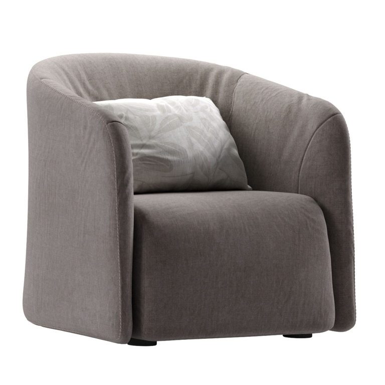 Logos Armchair By Natuzzi (354631) 3D model - Download 3D model Logos ...
