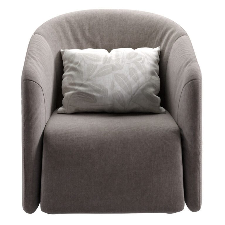 Logos Armchair By Natuzzi (354631) 3D model - Download 3D model Logos ...