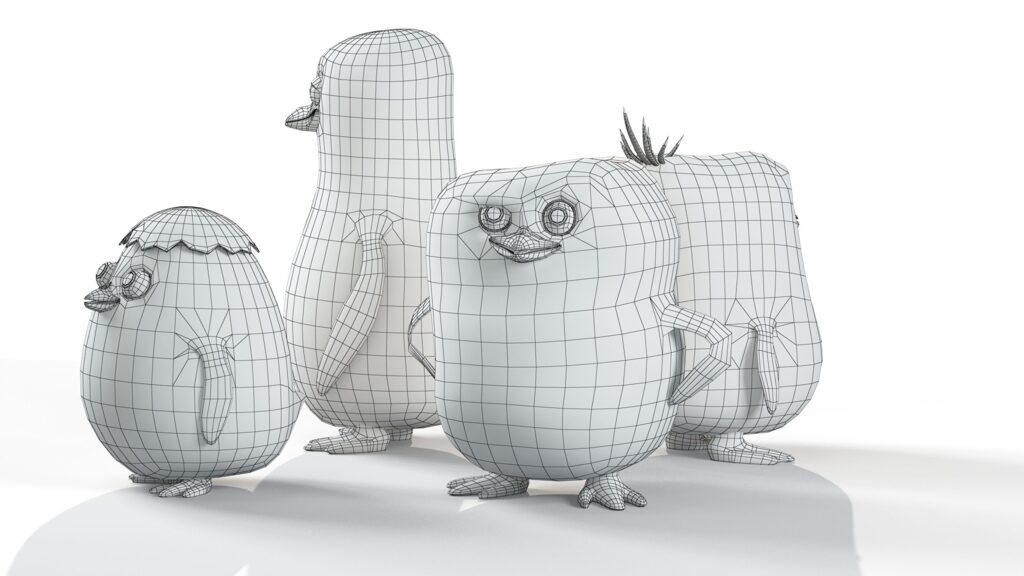 Penguins of Madagascar (354771) 3D model - Download 3D model Penguins ...