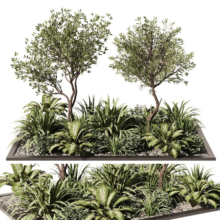 Outdoor Plant Set V1 (354796) 3D model - Download 3D model Outdoor ...
