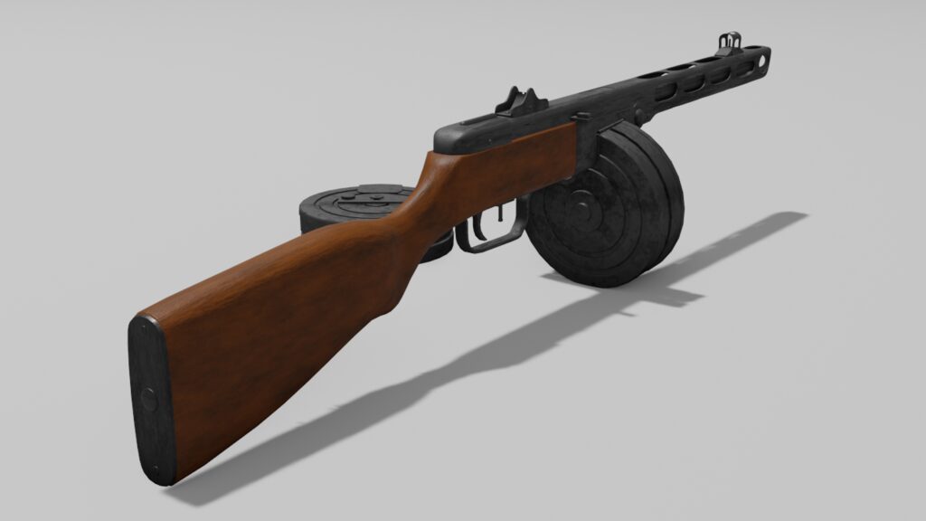PPSH-41 (354799) 3D model - Download 3D model PPSH-41 (354799) | 354799 ...