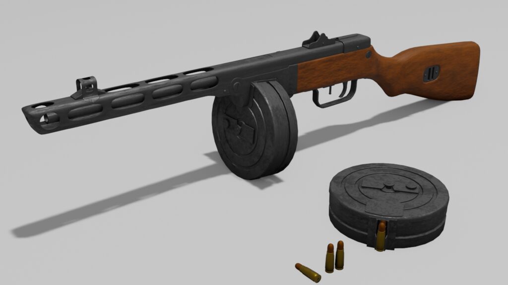 PPSH-41 (354799) 3D model - Download 3D model PPSH-41 (354799) | 354799 ...