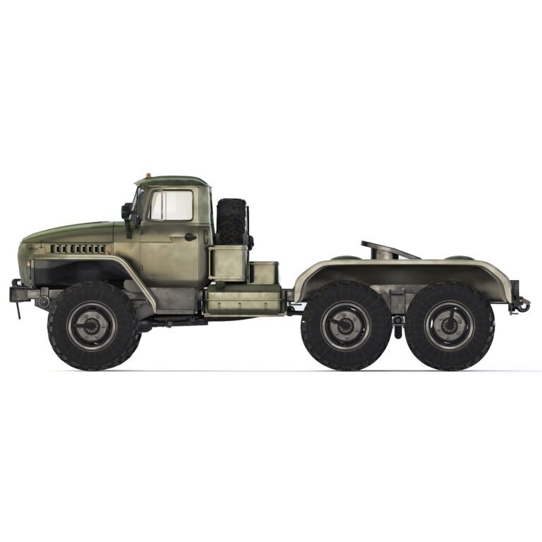 Truck tractor Ural 4420 1978 (355630) 3D model - Download 3D model ...