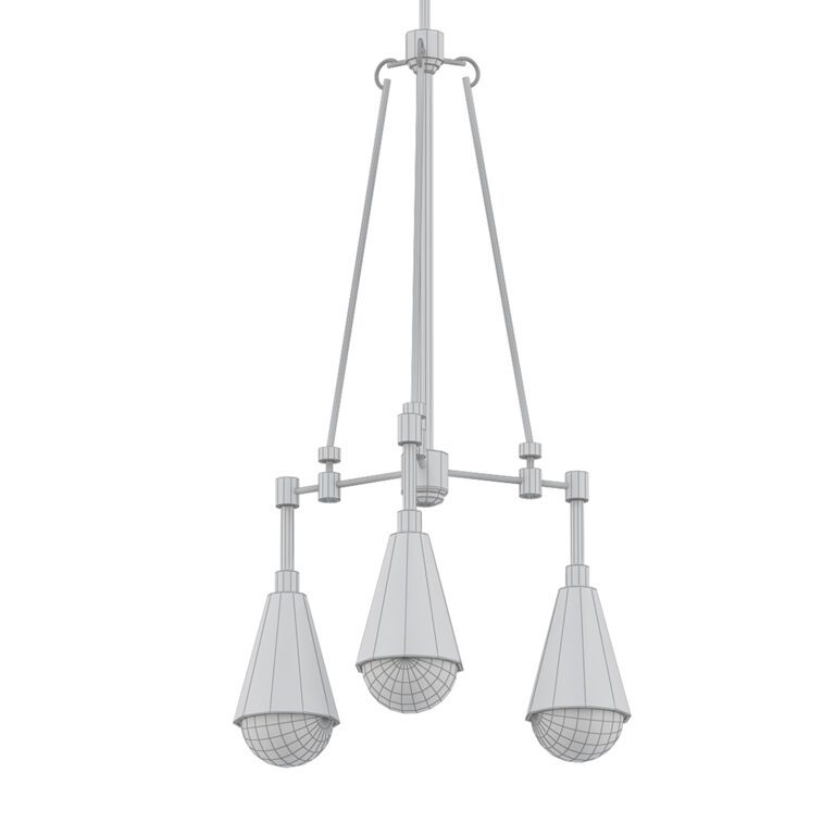TRIAD Chandelier (355647) 3D model - Download 3D model TRIAD Chandelier ...