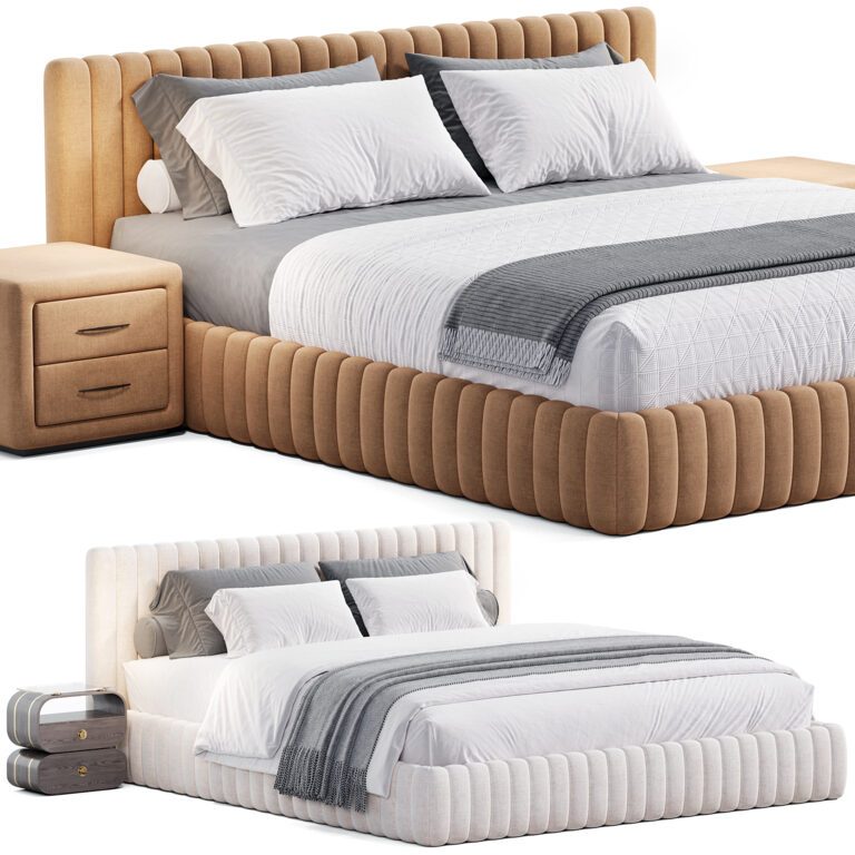 Nick Bed by Samoa (355819) 3D model - Download 3D model Nick Bed by ...