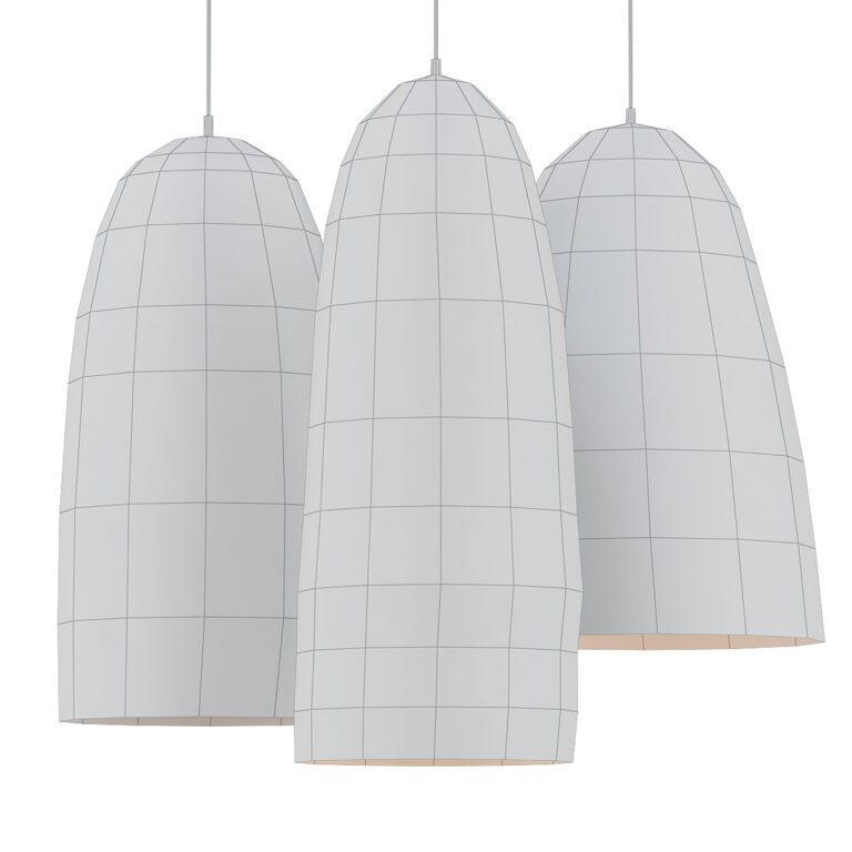 Nylon Rope Pendant Light (355978) 3D model - Download 3D model Nylon ...