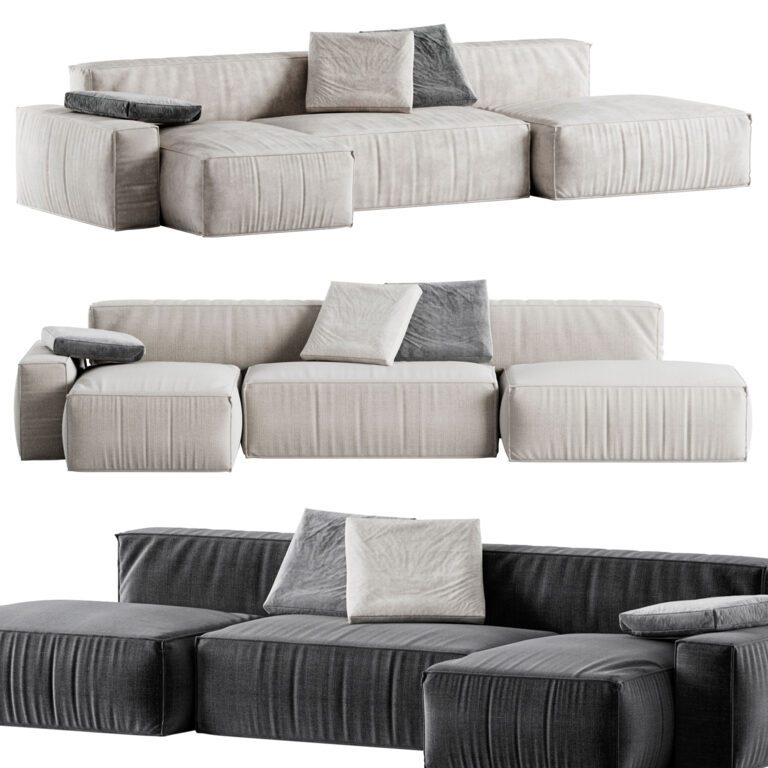 Boca Navi Sofa 4 (356551) 3D model - Download 3D model Boca Navi Sofa 4 ...