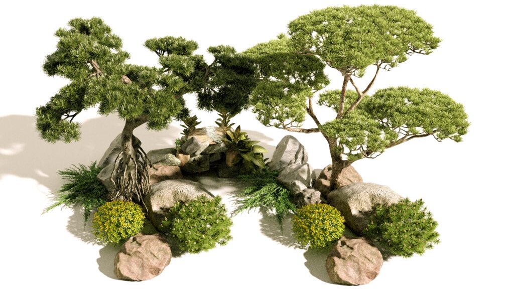 Landscape Garden (356808) 3D model - Download 3D model Landscape Garden ...