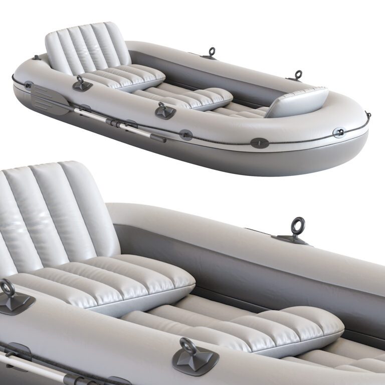 Excursion Inflatable Boat Set (356841) 3D model - Download 3D model ...