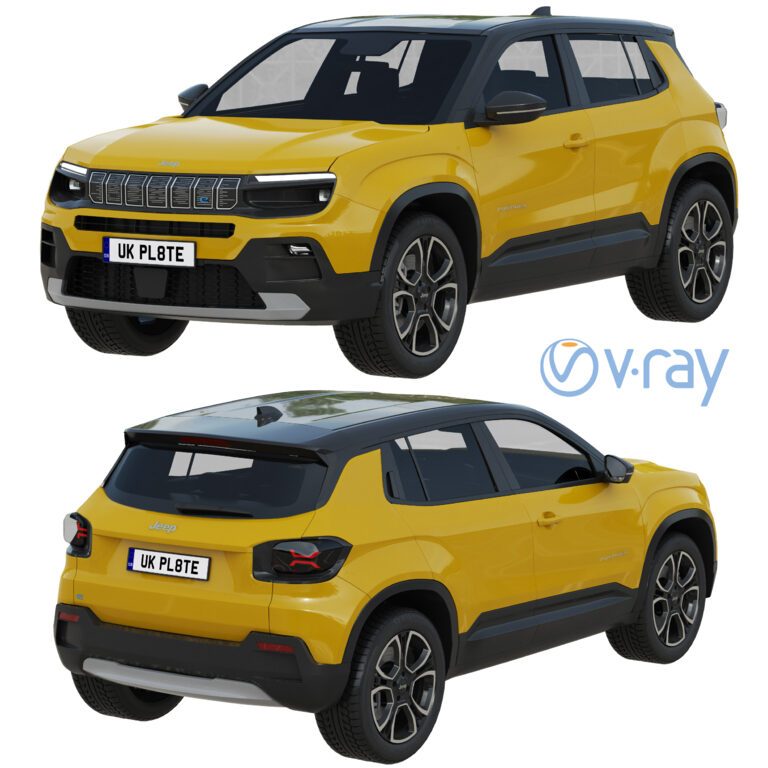 Jeep Avenger Car (357020) 3D model - Download 3D model Jeep Avenger Car ...
