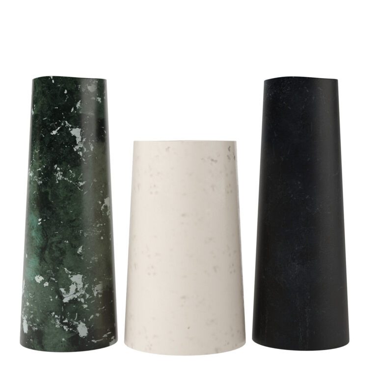 Foundations Marble Cylinder Vases (357099) 3D model - Download 3D model ...
