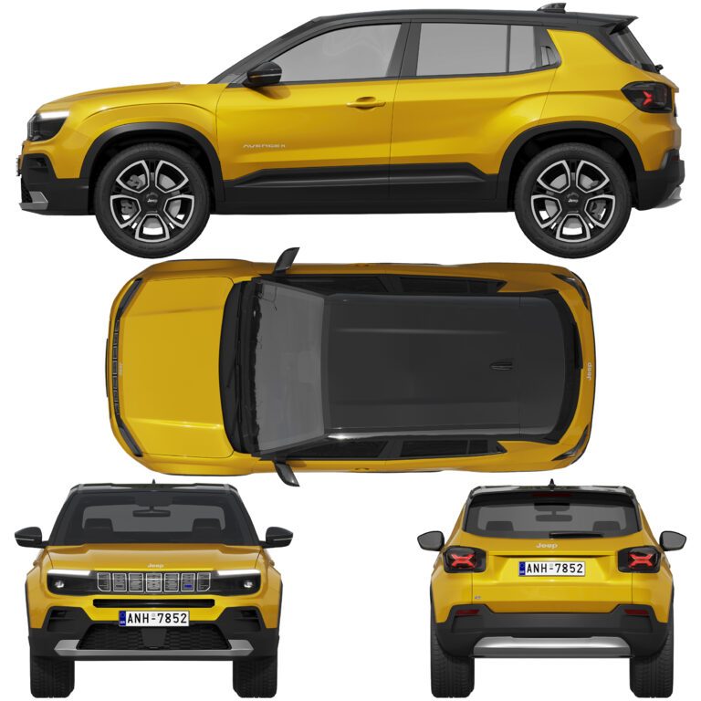 Jeep Avenger car (357156) 3D model - Download 3D model Jeep Avenger car ...