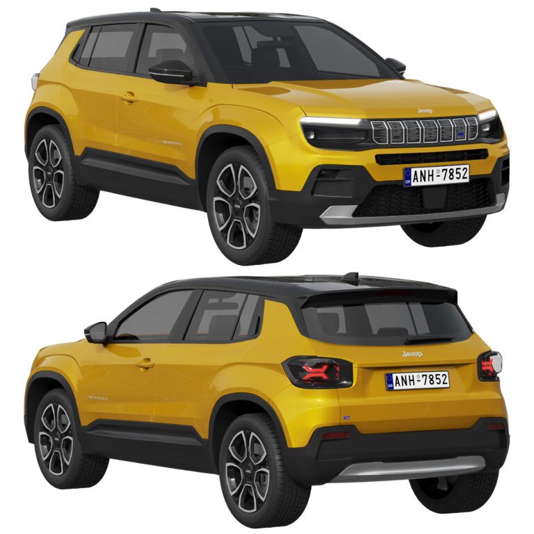 Jeep Avenger car (357156) 3D model - Download 3D model Jeep Avenger car ...