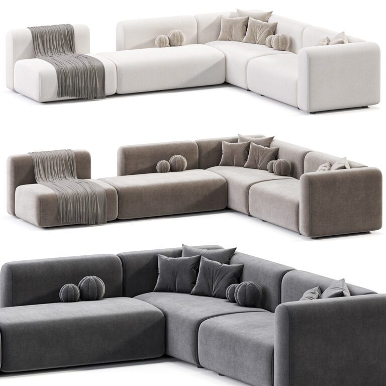 Mahne Sofa By Braid (357449) 3D model - Download 3D model Mahne Sofa By ...