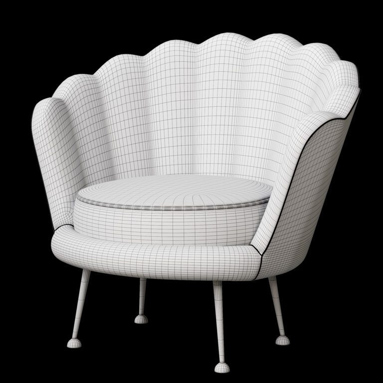 Eichholtz Chair Trapezium Light Green (357830) 3D model - Download 3D ...