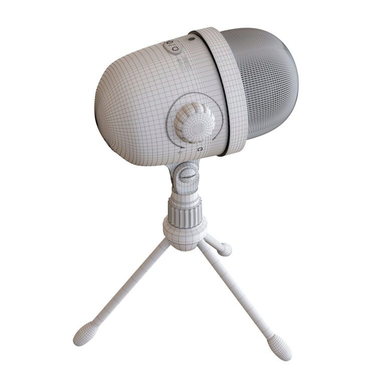 Amazon Basics Desktop Mini Condenser Mic Microphone (358088) 3D model ...