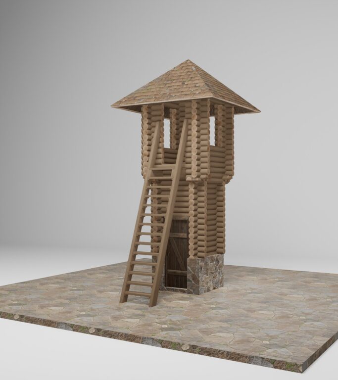 Watch Tower (358204) 3D model - Download 3D model Watch Tower (358204 ...
