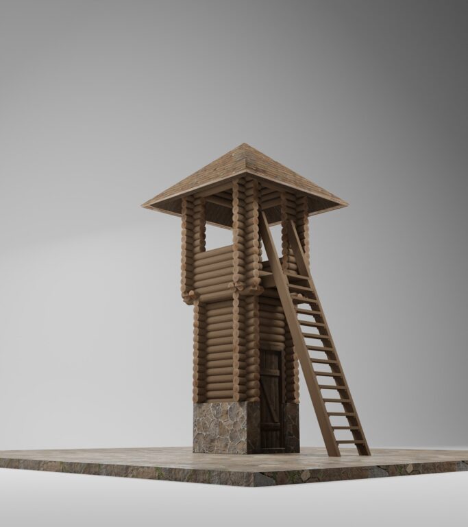 Watch Tower (358204) 3D model - Download 3D model Watch Tower (358204 ...