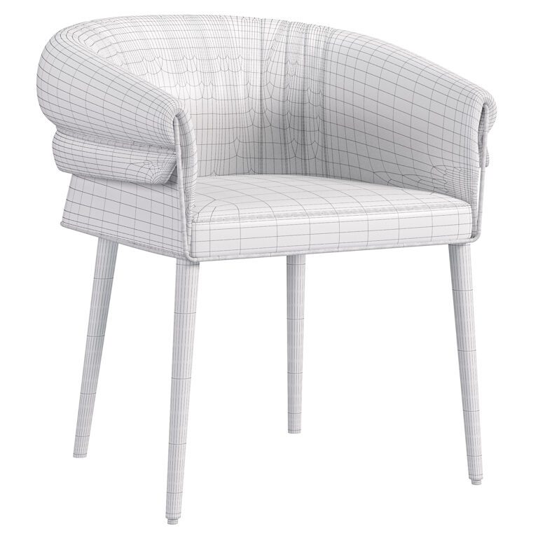 Aminta chair by Visionnaire (358255) 3D model - Download 3D model ...