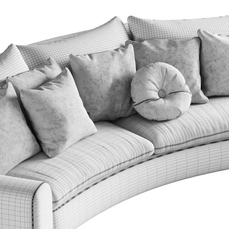 Ben Ben sofa by Monologue (358417) 3D model - Download 3D model Ben Ben ...