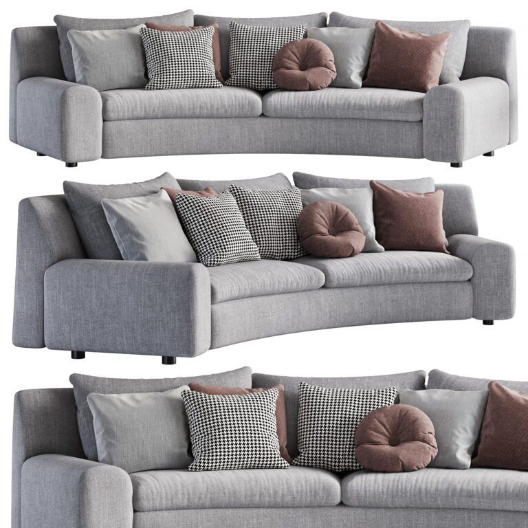 Ben Ben sofa by Monologue (358417) 3D model - Download 3D model Ben Ben ...