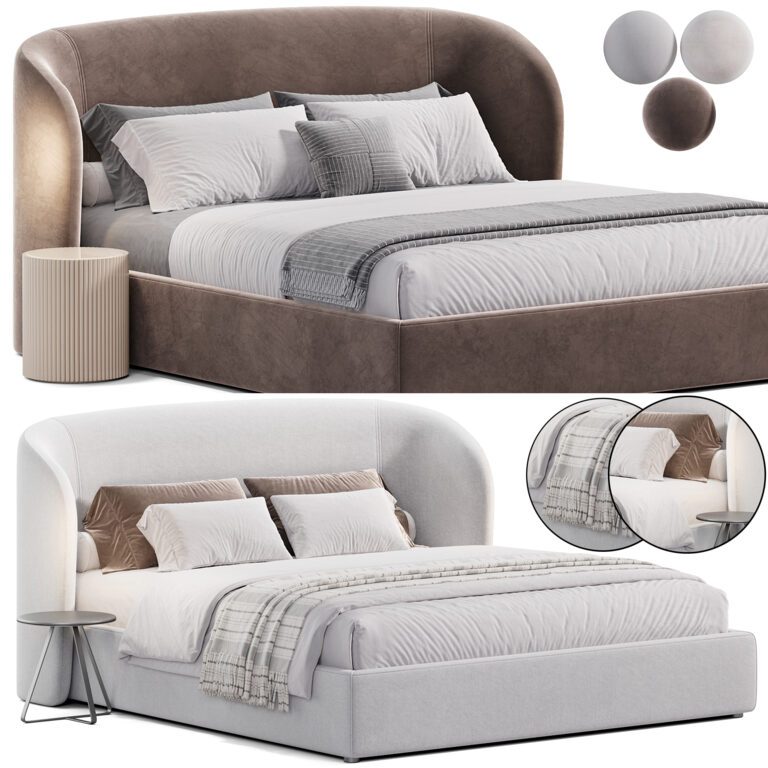 Fortune bed by Stylich club (358505) 3D model - Download 3D model ...