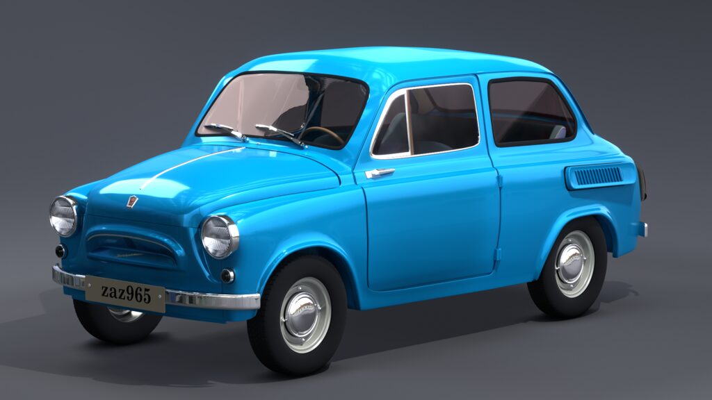 ZAZ 965 (358768) 3D model - Download 3D model ZAZ 965 (358768) | 358768 ...