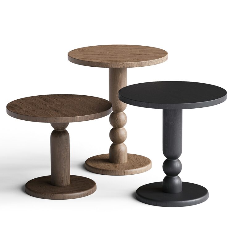 Turn side tables by Bla Station (358905) 3D model - Download 3D model ...