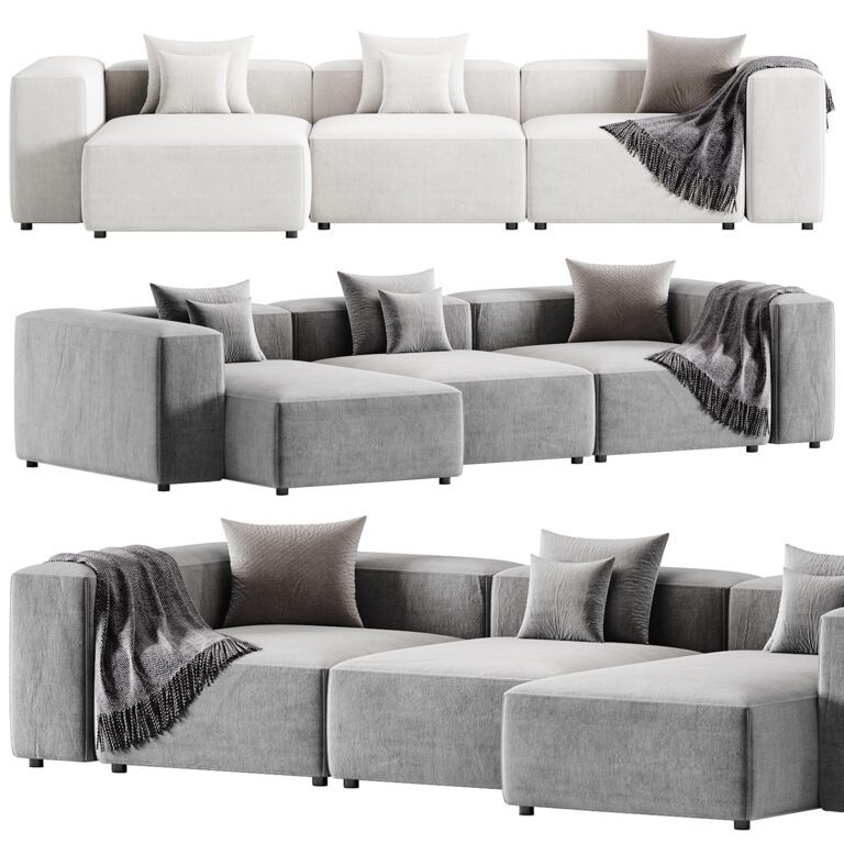 Cosima 3 seat Sofa by Bolia (359004) 3D model - Download 3D model ...
