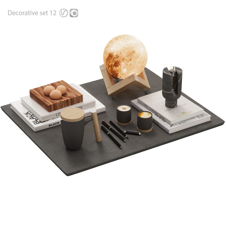 Decorative Set 012 359094 3d Model Download 3d Model Decorative Set