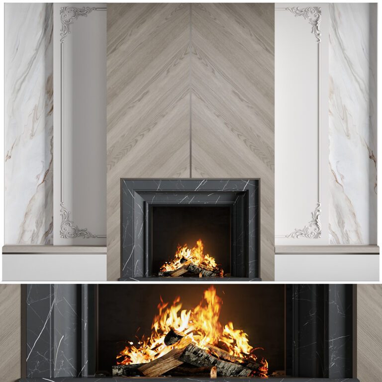 Fire place 18 (359433) 3D model - Download 3D model Fire place 18 ...