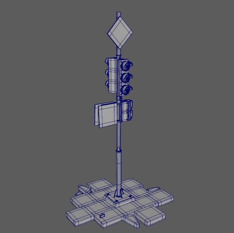 Traffic light 3D models - Download 3D models | 3d-baza.com
