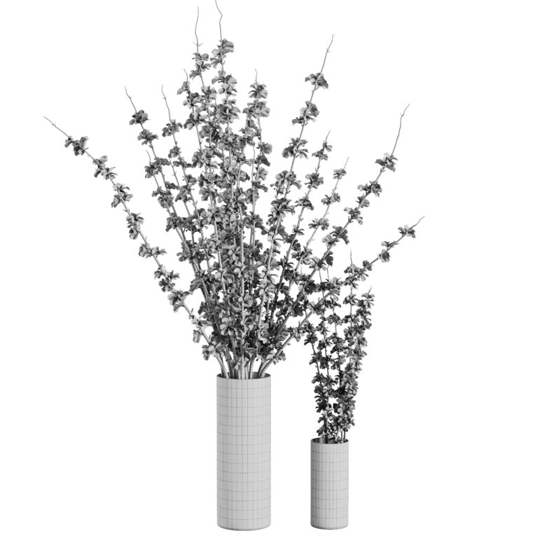 Dry Flower Branche Bouquet 10 (359654) 3D model - Download 3D model Dry ...