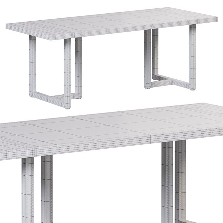 Eastway Dining Table (359691) 3D model - Download 3D model Eastway ...