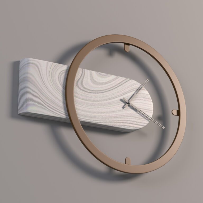 Wooden Wall Clock (360162) 3D model - Download 3D model Wooden Wall ...