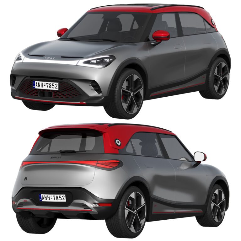 Smart 1 Brabus car (360218) 3D model - Download 3D model Smart 1 Brabus ...
