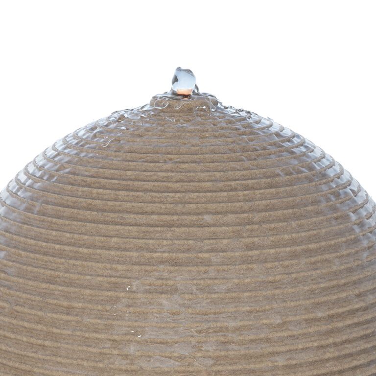 Ribbed Sphere Fountain (360254) 3D model - Download 3D model Ribbed ...