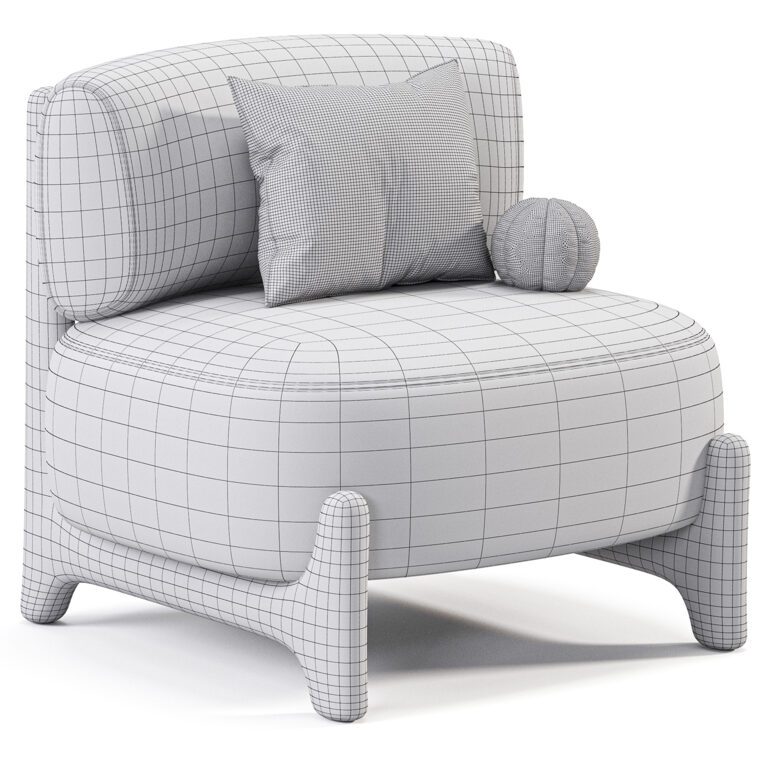 Tobo Armchair By Alter Ego (360590) 3D model - Download 3D model Tobo ...