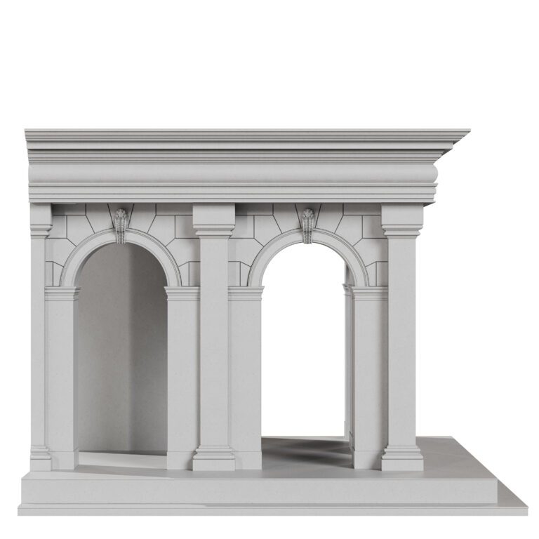 Classic Architecture Concrete Arch (360787) 3D model - Download 3D ...
