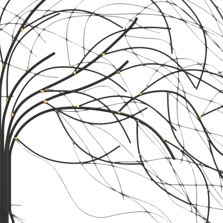 Metal Windy Tree Wall Decor by wayfair (360871) 3D model - Download 3D ...