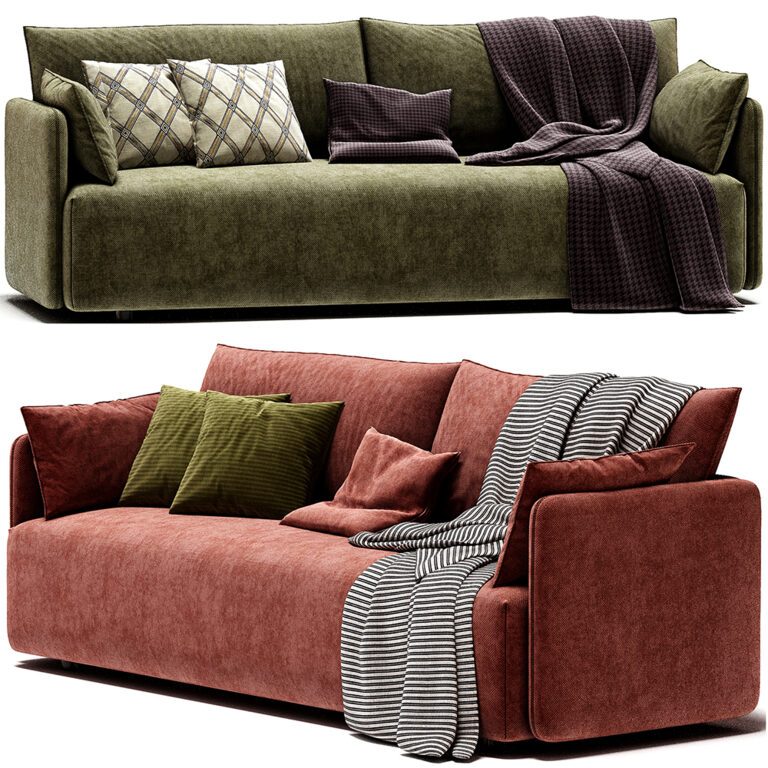Offset Sofa (361462) 3D model - Download 3D model Offset Sofa (361462 ...
