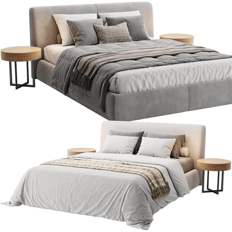 Nuvo bed by MONONOVA (361504) 3D model - Download 3D model Nuvo bed by ...