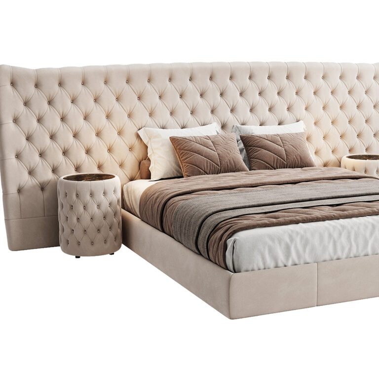Vogue Maxi Bed by DV Home Collection (361505) 3D model - Download 3D ...