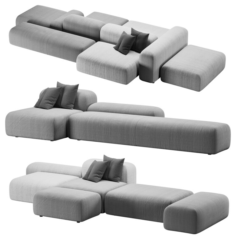 Sofa KLASTER by DASMOBEL (361547) 3D model - Download 3D model Sofa ...